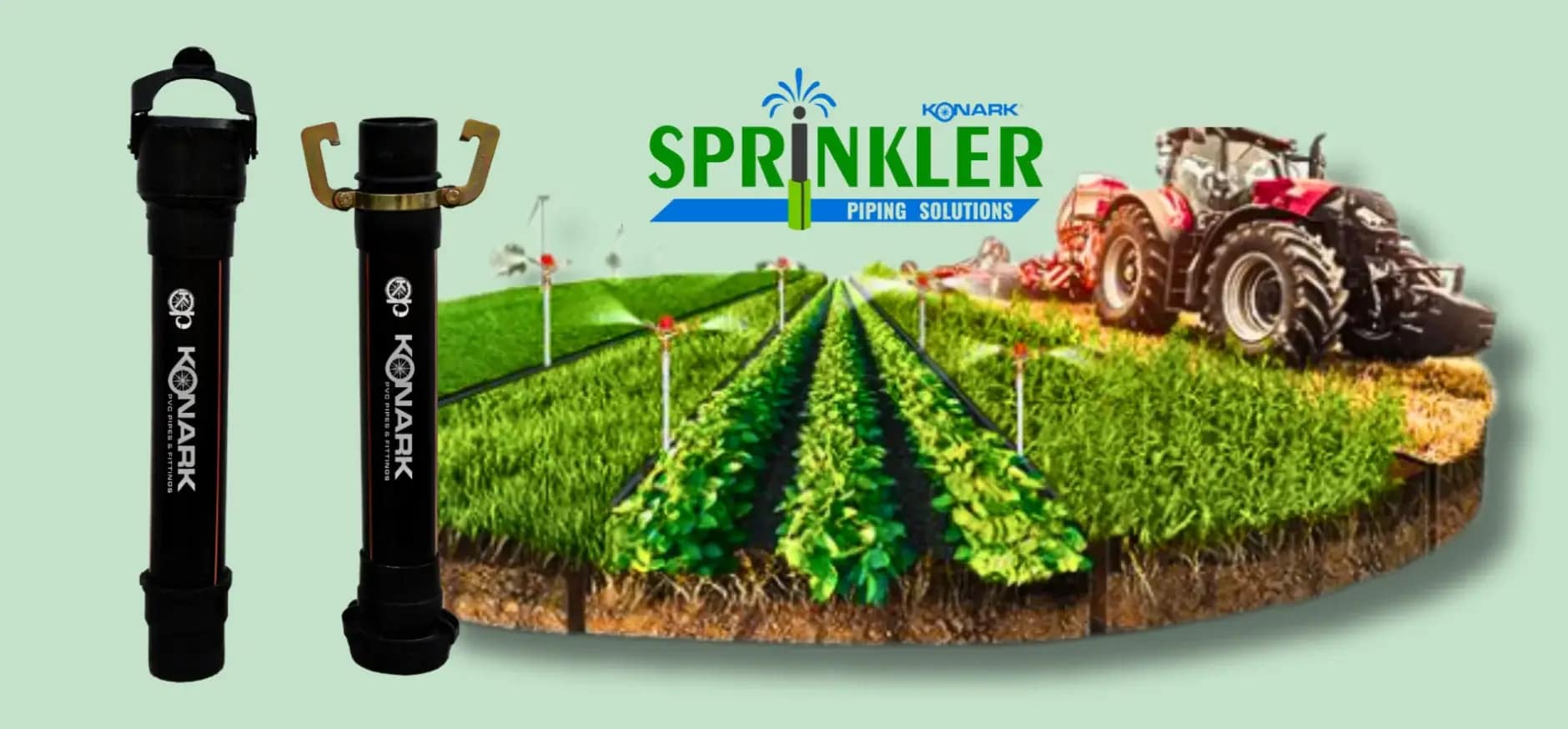 Portable Sprinkler System - Efficient Irrigation by Konark Polytubes